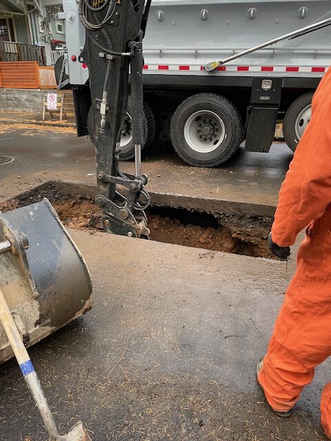 We're the house at Poo Pit™ corner - Murr Brewster